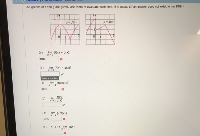 Solved The graphs of fand g are given. Use them to evaluate | Chegg.com