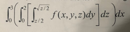 Solved Write up the five other iterated integrals that are | Chegg.com