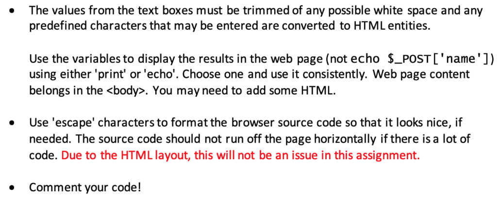 Solved Objective: To learn how to use PHP to retrieve, | Chegg.com