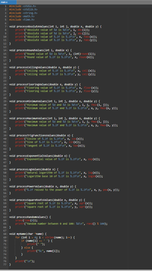 Solved I have the following program below: Here it is in | Chegg.com