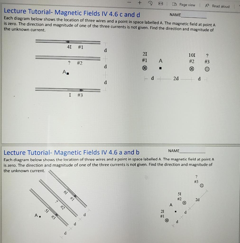 Solved IL Page view A Read aloud NAME Lecture Tutorial- | Chegg.com