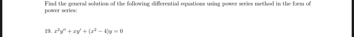Solved Find the general solution of the following | Chegg.com