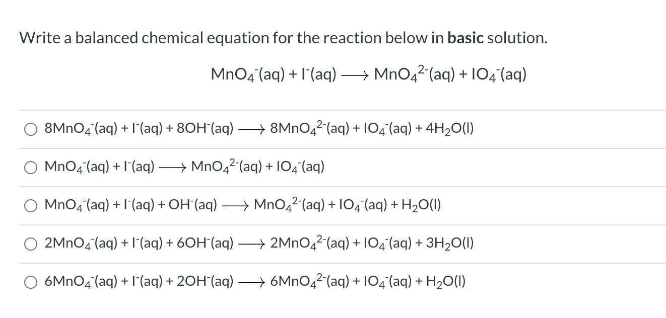 Solved Write a balanced chemical equation for the reaction | Chegg.com