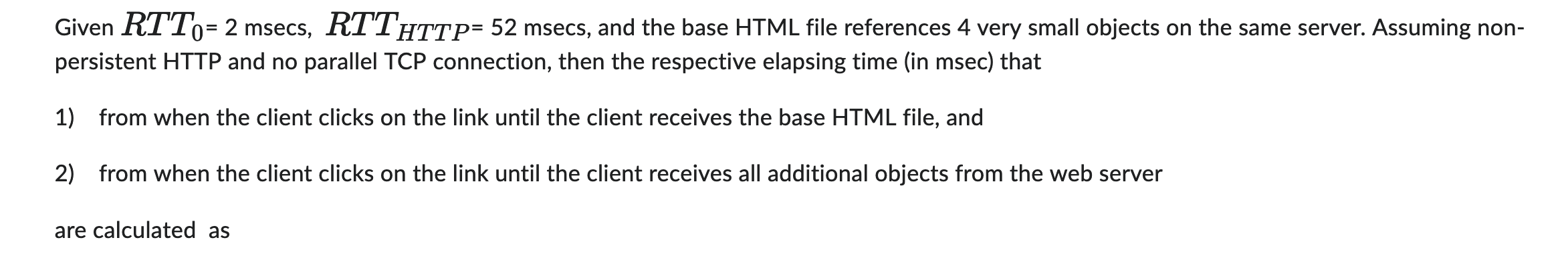Solved II. Suppose within your Web browser you click on a | Chegg.com
