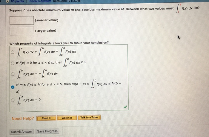 Solved Suppose f has absolute minimum value m and absolute | Chegg.com