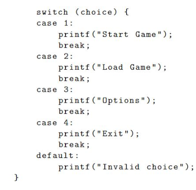 Solved Convert the following switch construct into an | Chegg.com