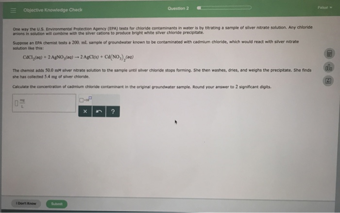 Solved Question 2 Falsal Objective Knowledge Check One way | Chegg.com