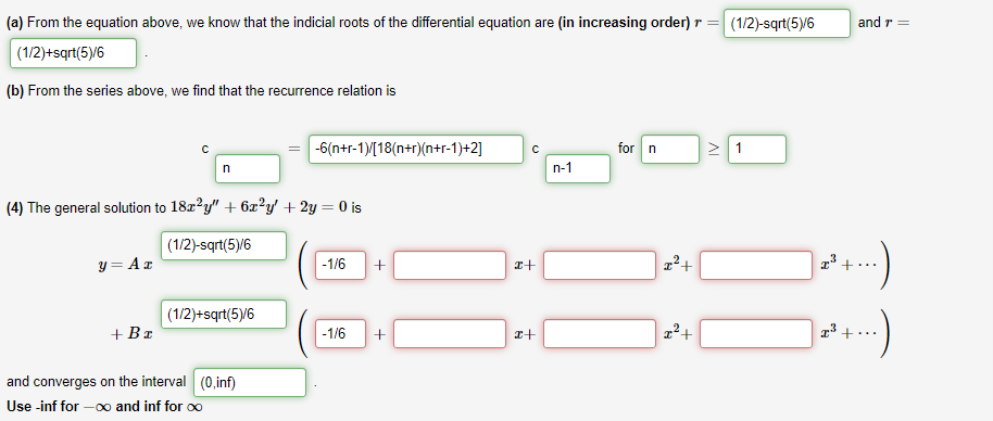 Solved (1/2)-sqrt(576 and r = (a) From the equation above, | Chegg.com