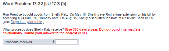 Solved Word Problem 17-22 [LU 17-3 (1)] Ron Prentice bought | Chegg.com