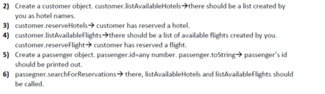 Solved Create the classes in your Project that you see in | Chegg.com