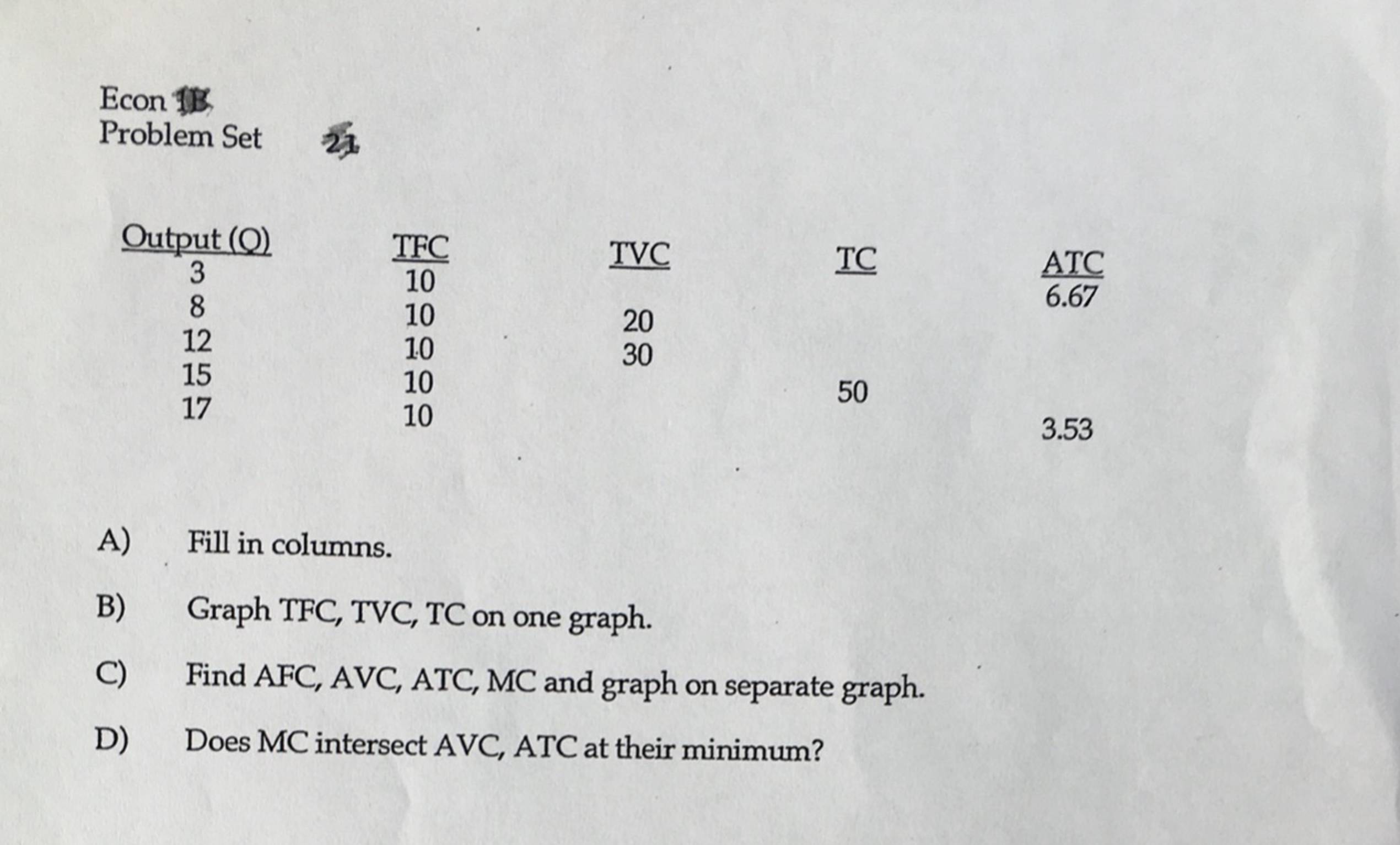 Solved Econ 18Problem | Chegg.com