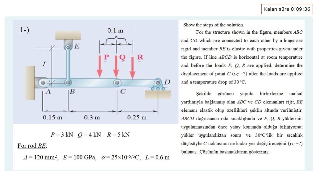 Solved Show the steps of the solution. For the structure | Chegg.com