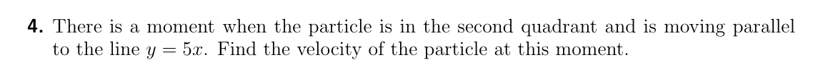 Solved Vector parameterization The position of a particle in | Chegg.com