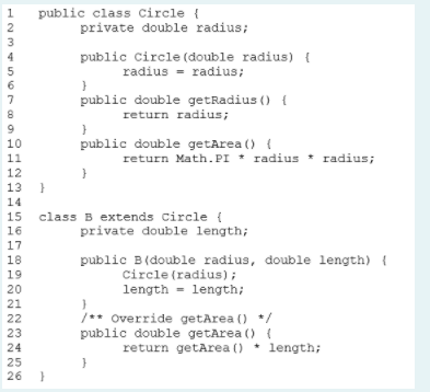 Solved java language (a) Identify the | Chegg.com