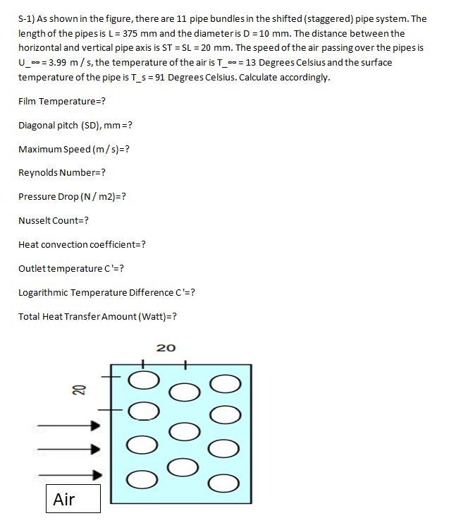 Solved S-1) As shown in the figure, there are 11 pipe | Chegg.com
