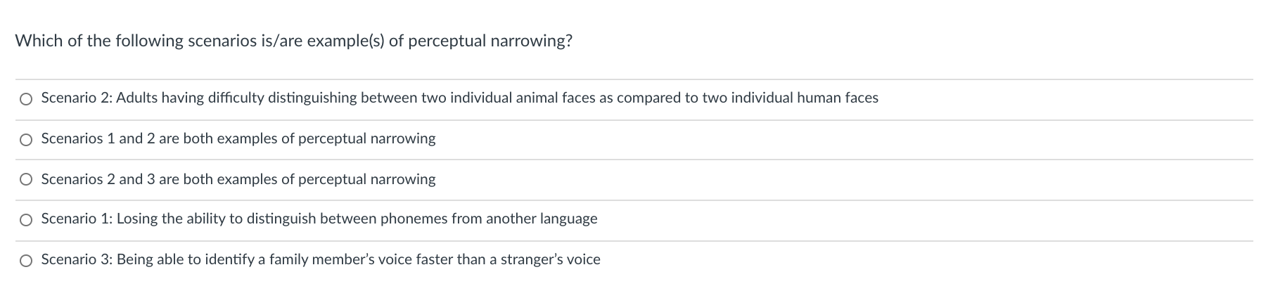 Solved Which of the following scenarios is/are example(s) of | Chegg.com