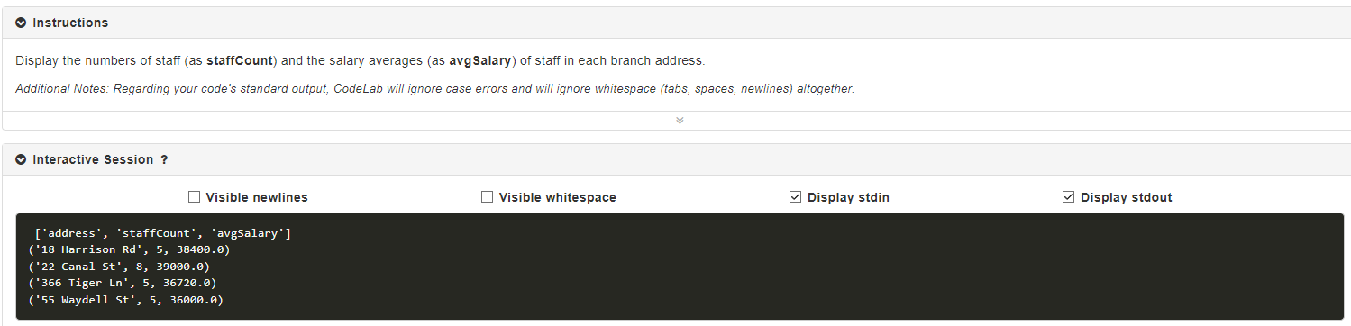 Solved Jsing a subquery, list the first name, the last name, | Chegg.com