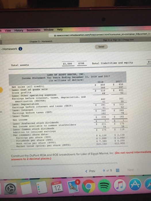 Solved w History Bookmarks Window Help newconnect. Chapter 3 | Chegg.com