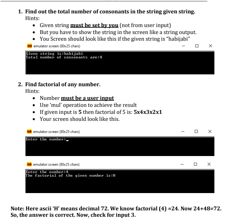 Solved 1. Find out the total number of consonants in the | Chegg.com