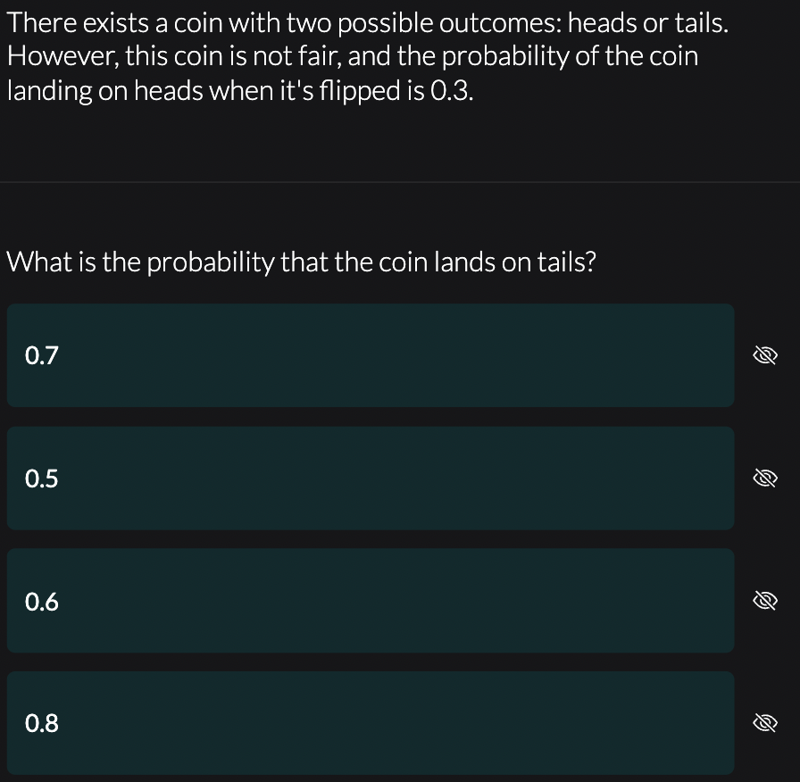 Solved There exists a coin with two possible outcomes: heads | Chegg.com