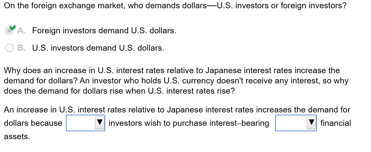 Solved The options for the first blank are: foreign or | Chegg.com