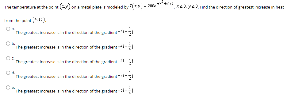 Solved Use the gradient to find a normal vector to the graph | Chegg.com