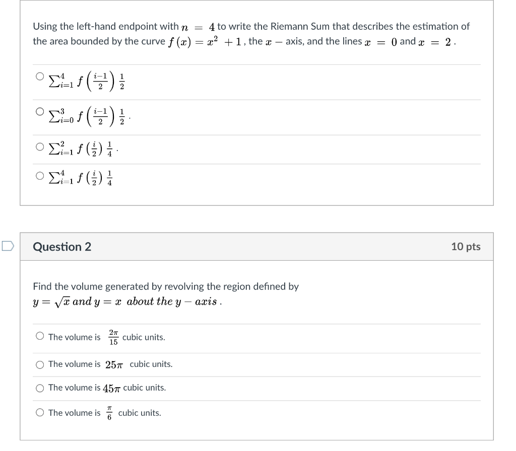 Solved Using the left-hand endpoint with n = 4 to write the | Chegg.com