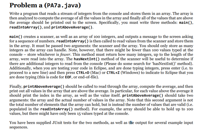Solved package edu.wit.cs.comp1000; import | Chegg.com