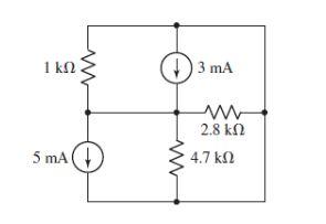Solved What is the power generated by the 5 mA | Chegg.com