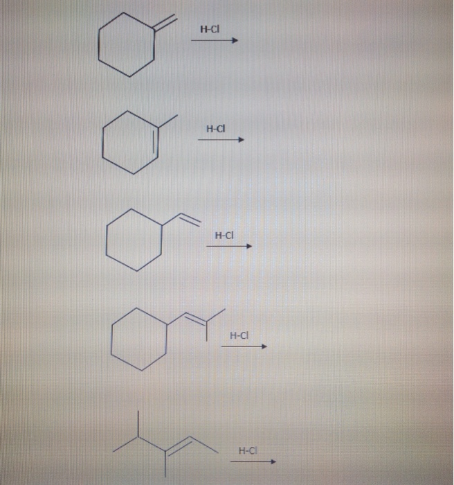 Solved Solve the following Electrophilic Addition | Chegg.com