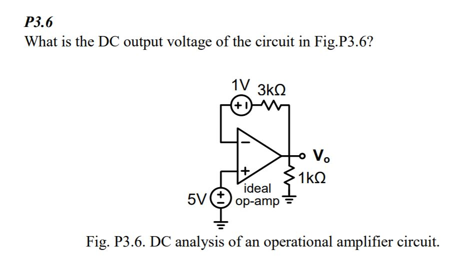 Solved P3.4 Determine the voltage gain (Vo/Vi) and the input | Chegg.com