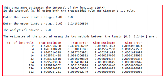 Solved write a code using python that integrates the | Chegg.com