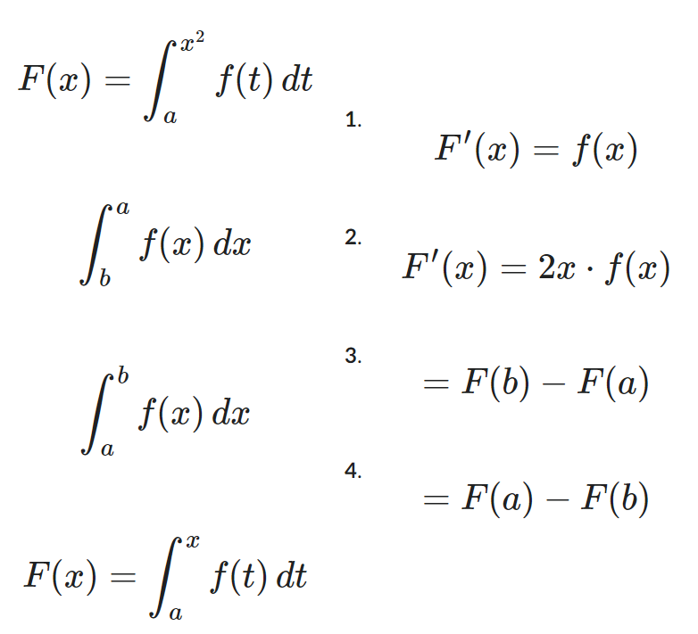 Solved F(x)=∫ax2f(t)dt, | Chegg.com