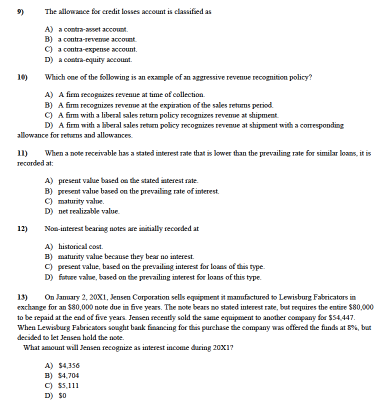 Is allowance for credit losses a contra asset? Leia aqui: Is allowance ...