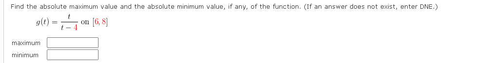 Solved Find The Absolute Maximum Value And The Absolute