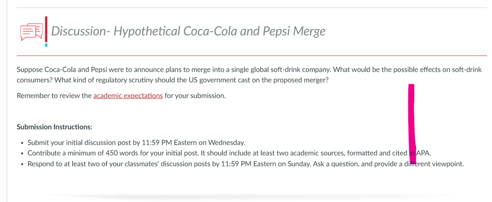 Solved Suppose Coca-Cola and Pepsi were to announce plans to | Chegg.com
