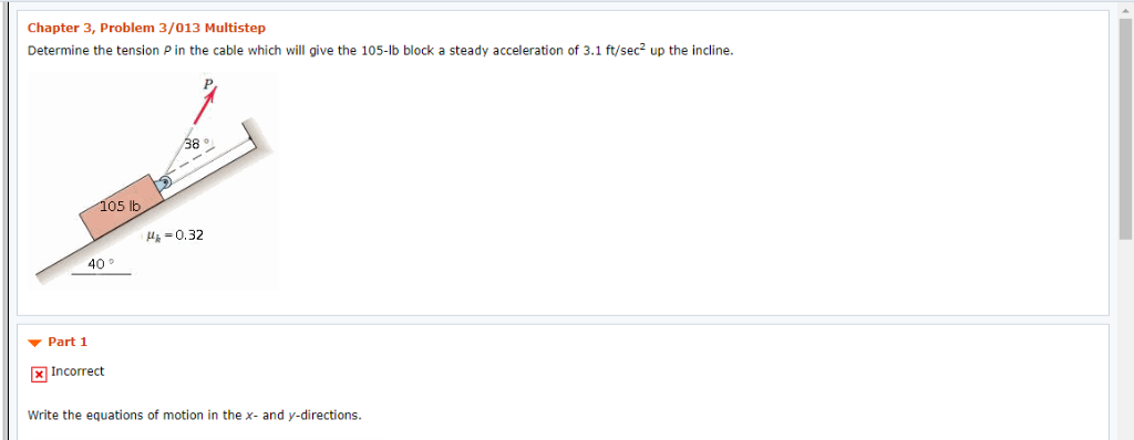 Solved Chapter 3, Problem 3/013 Multistep Determine the | Chegg.com