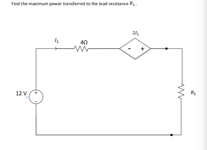 Solved Find the maximum power transferred to the load | Chegg.com