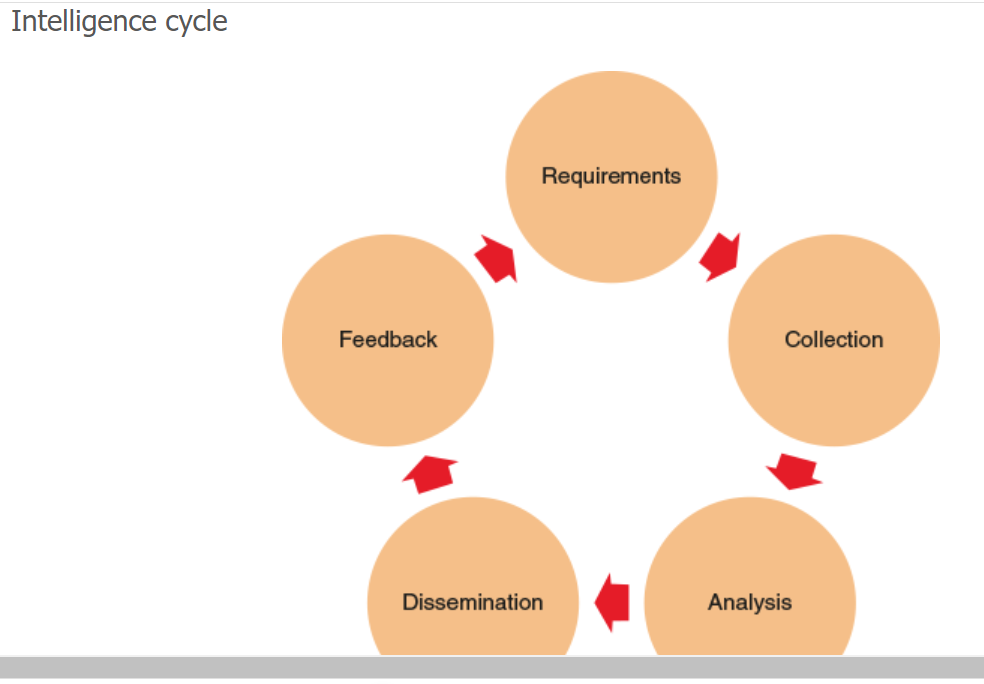 Solved Research different intelligence cycles. Create and | Chegg.com