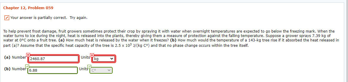 Solved PRINTER VERSION A BACK NEXT Chapter 12, Problem 053 X | Chegg.com