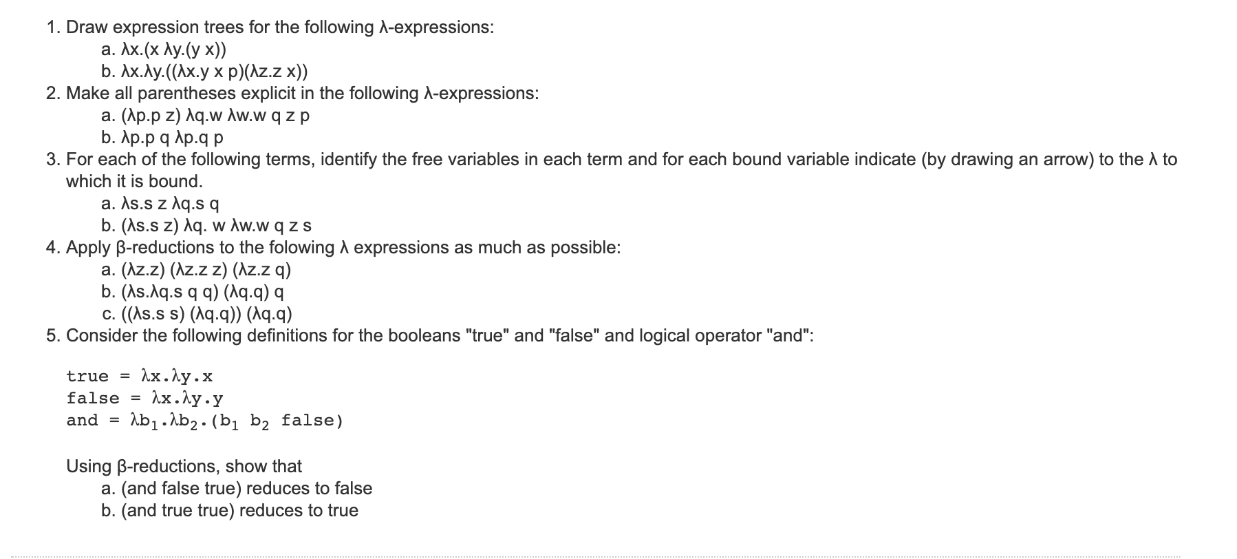 1. Draw expression trees for the following | Chegg.com