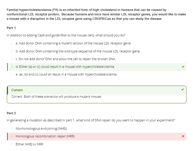 Solved Familial hypercholesterolemia (FH) is an inherited | Chegg.com