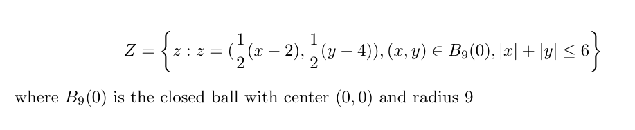 Solved Graph the following set and prove oe disprove if it | Chegg.com