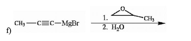 Solved CH3−C≡C−MgBr | Chegg.com