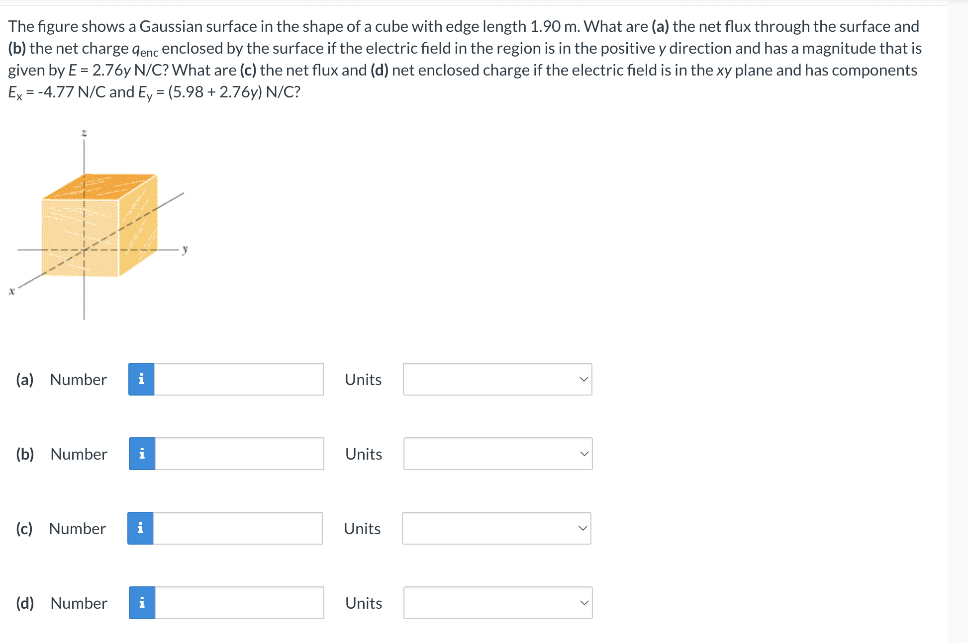Solved The figure shows a Gaussian surface in the shape of a | Chegg.com