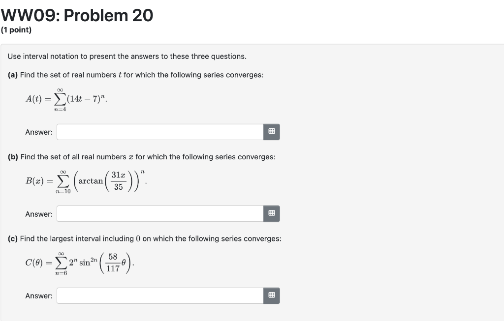 Use Interval Notation To Present The Answers To These