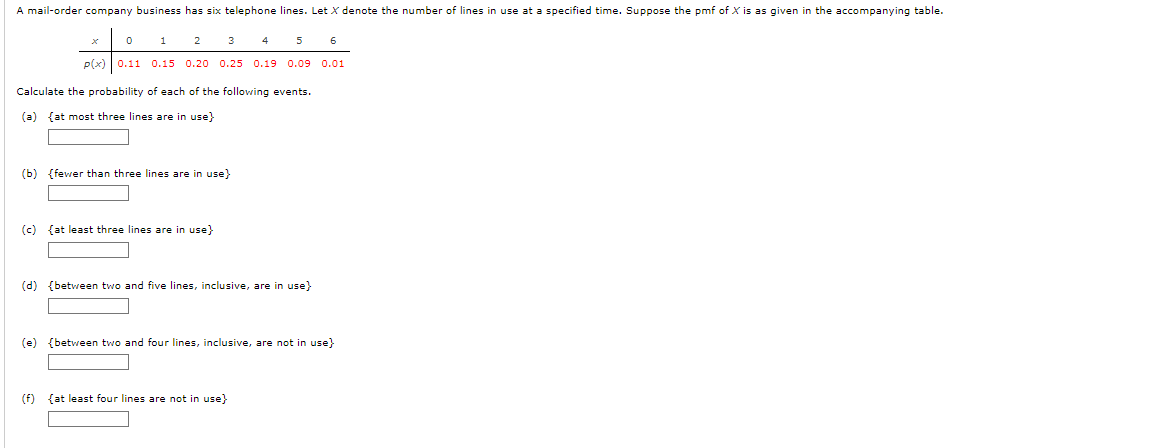 Solved Calculate the probability of each of the following | Chegg.com