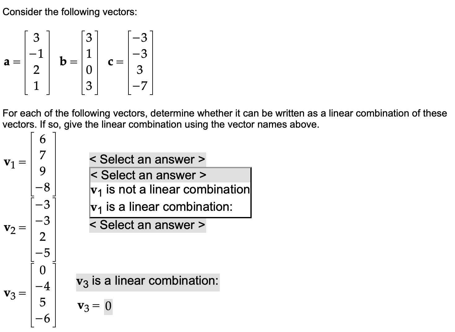 Solved Consider the following | Chegg.com