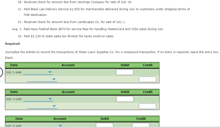 Solved Sales-Related Transactions Using Perpetual Inventory | Chegg.com