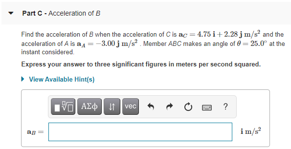 Solved Relative-Motion Analysis: Acceleration translato. A | Chegg.com